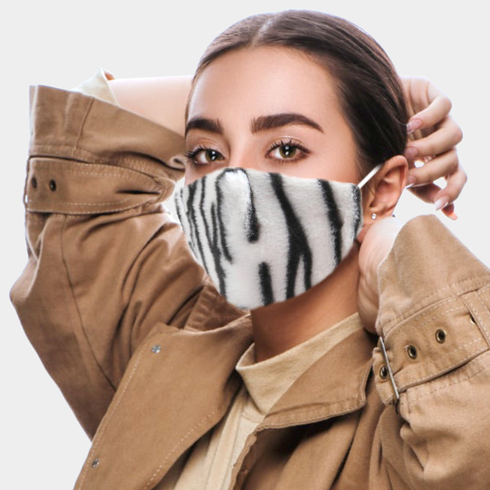 Faux Fur Leopard Mask – iBESTEST